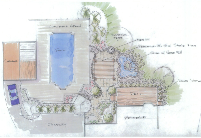 Gallery of NJ Design Renderings & Landscape Plans | GA Landscape Design ...
